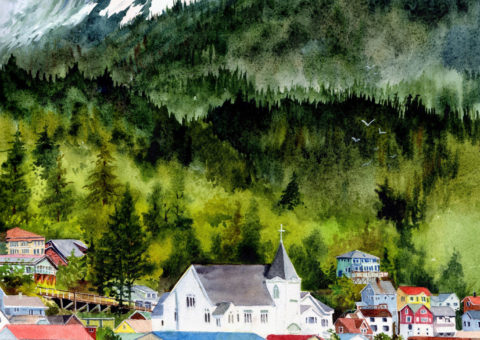 Original Watercolor Paintings from Ketchikan Alaska - Original Alaskan ...